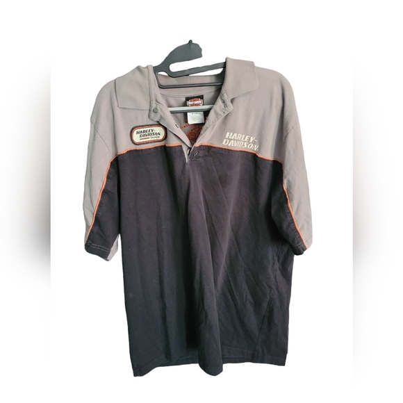 Harley-Davidson | Shirts | Harley Davidson Collard Shirt Mens Large ...